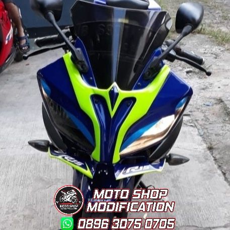 Topeng R6 Kedok Cover Lampu Winglet Yamaha R15 OLD V1 V2 2014-2016 ...