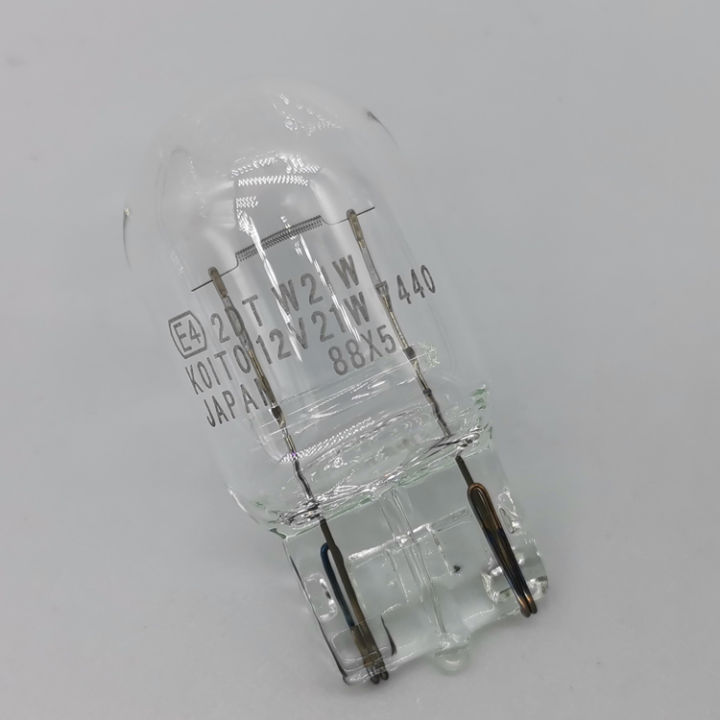 KOITO E4 2DT W21W Car Tail Light Bulb 12V 7440 JAPAN T20 1881 Original ...