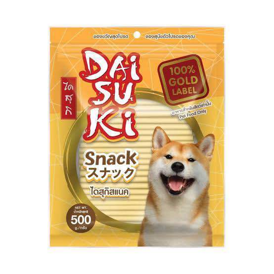 Daisuki Snack ไดสุกิสแน็ครสไก่ ขนาด 500กรัม x 1 ถุง ของแท้ | Lazada.co.th