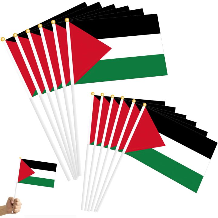 Hand Waving Small Palestine Flag 5/10/20pcs Portable Palestinian Banner ...