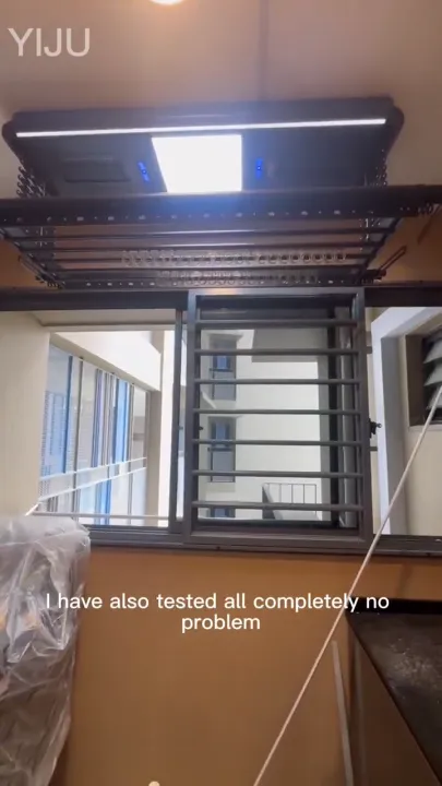 Automated Laundry Rack Smart Laundry System Ceiling Clothes Drying Rack ...