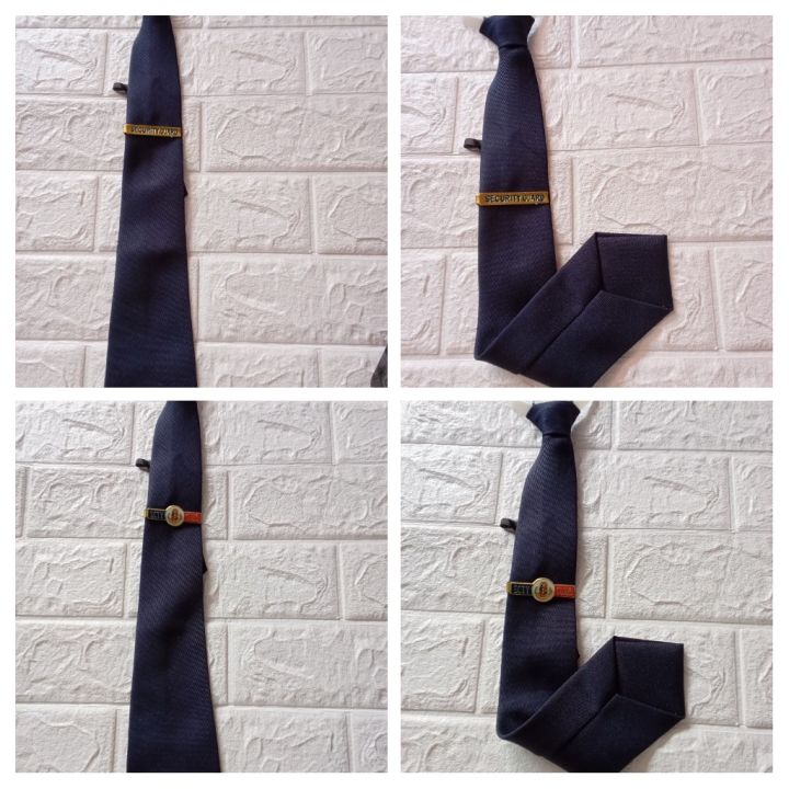 security guard necktie and clip | Lazada PH