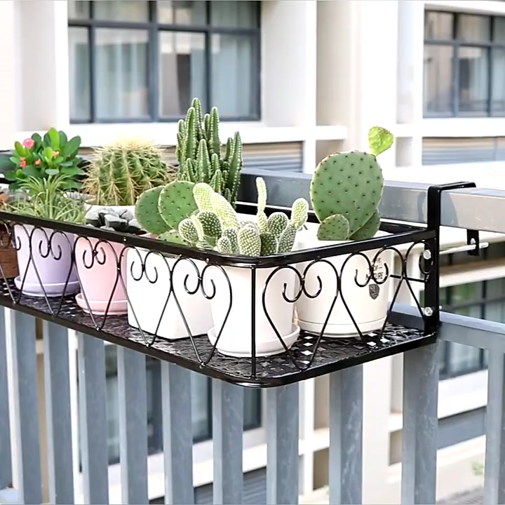 SG Flower Pot Plant Rack HDB/CONDO Corridor Balcony Flower pot Stand ...