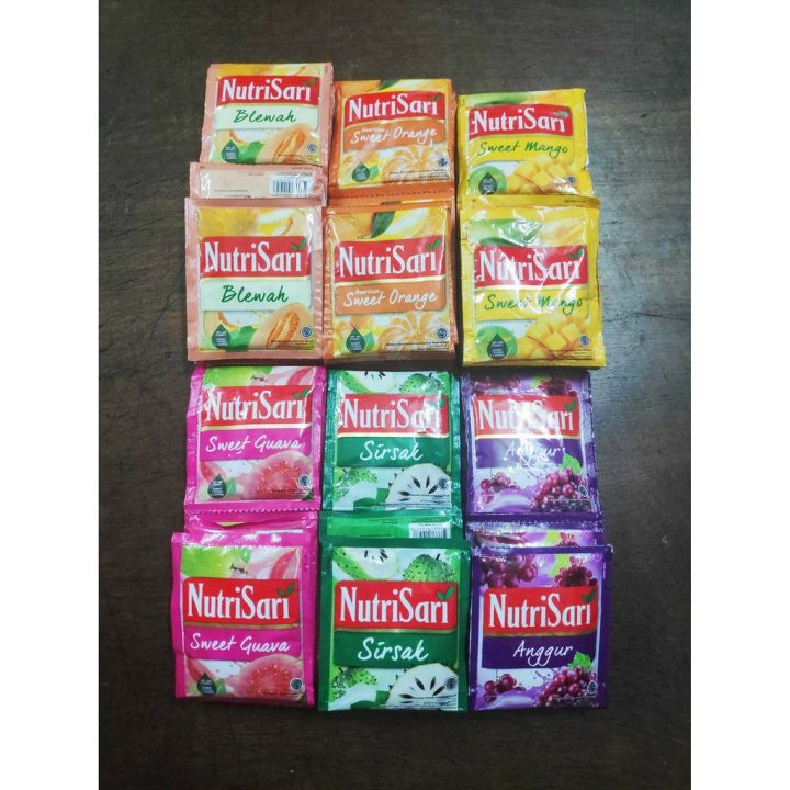 1Renteng (10sachet) Nutrisari / Minuman sachet | Lazada Indonesia