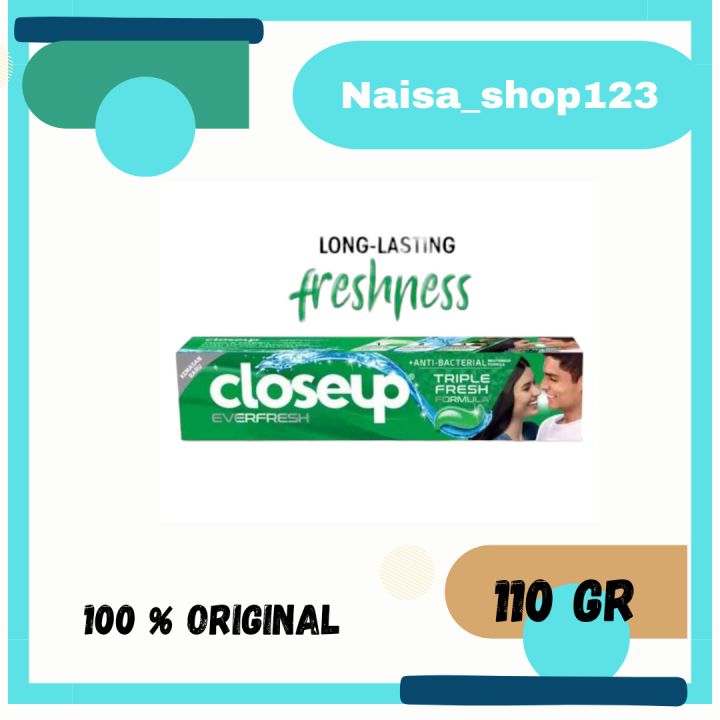 CLOSE UP PASTA GIGI EVER FRESH 110G / pasta gigi close up 110 gr ...