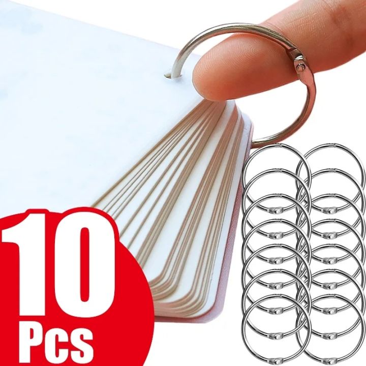 Metal Loose Leaf Binder Ring Book Binder Ring Clip for Index Card 38 ...