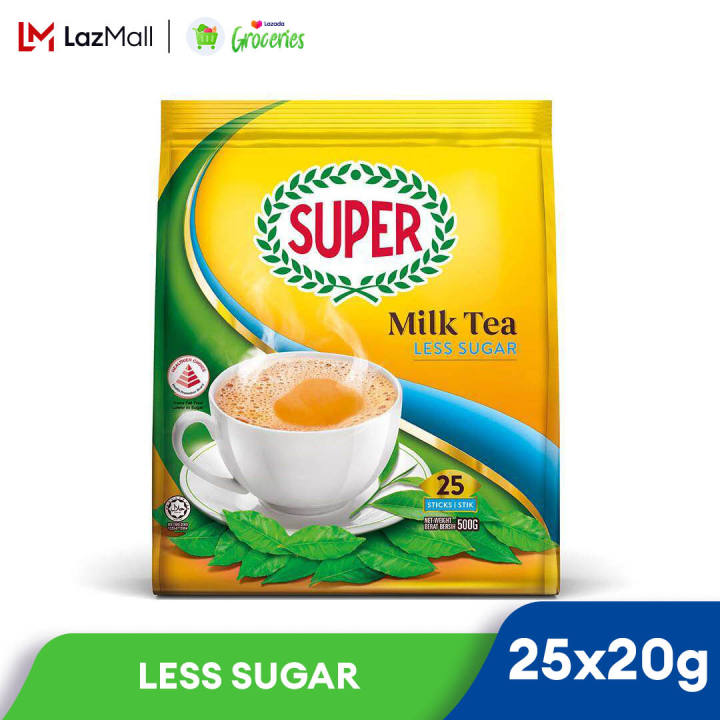 SUPER Milk Tea Less Sugar 22X12GX20 MY | Lazada