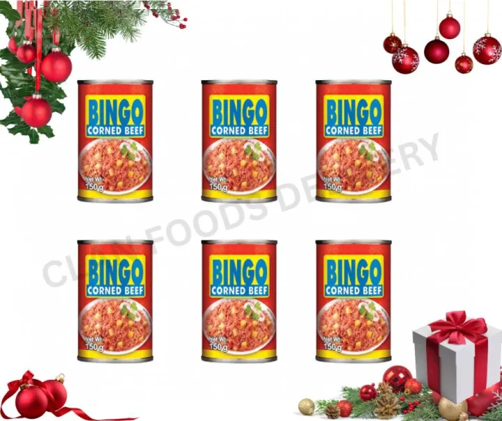 Bingo Corned Beef 150g x 6 Cans | Affordable Pinoy Breakfast & Ulam ...