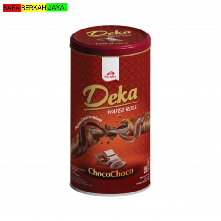 Deka Wafer Roll Choco Kaleng 280g / biskuit kaleng lebaran | Lazada Indonesia
