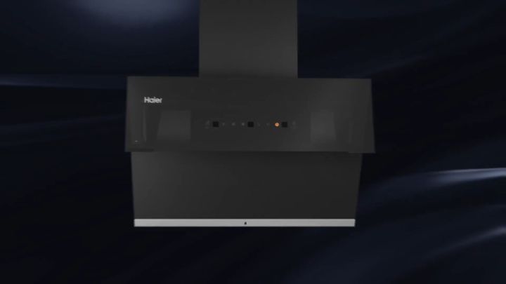 Haier Cooker Hood (90cm) Heat Self Cleaning One-Touch Boost Gesture ...