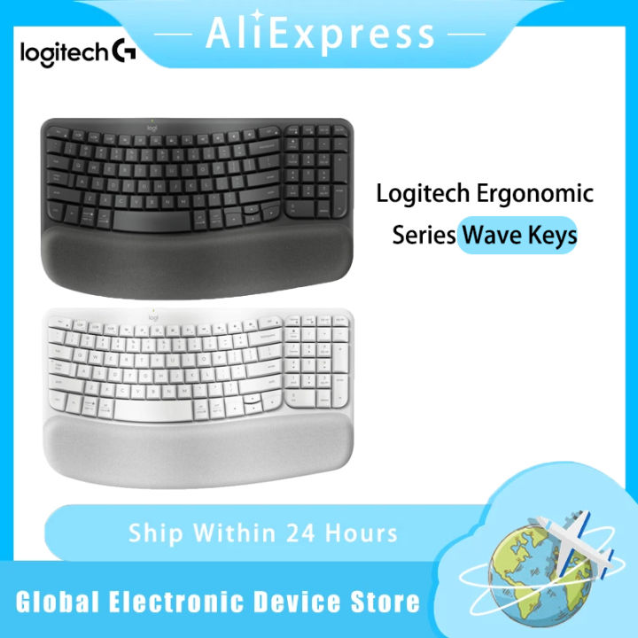 Original Logitech Ergonomic Series Wave Keys Ergonomic Keyboard ...