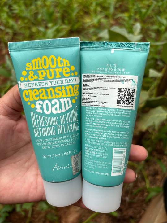 Ariul Smooth & Pure Cleansing Foam - 50ml | Lazada Indonesia