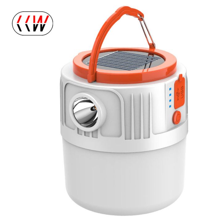 CCW 200W LED Camping Light Solar Charging USB Rechargeable Lanterns ...