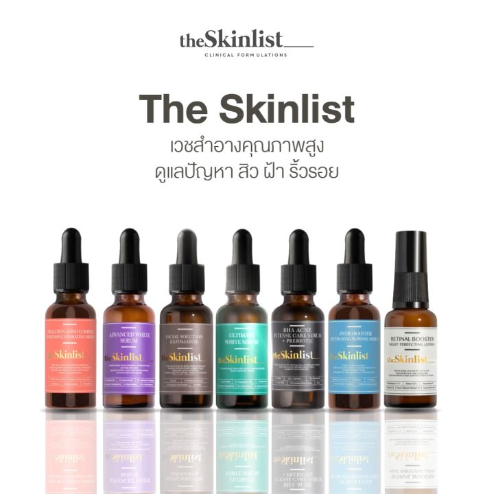 [สูตรใหม่ เพิ่ม 3% AQUAXYL ] THESKINLIST Hydro Booster Bi-Phase Serum 30 g เซรั่มให้ความชุ่มชื้น ...
