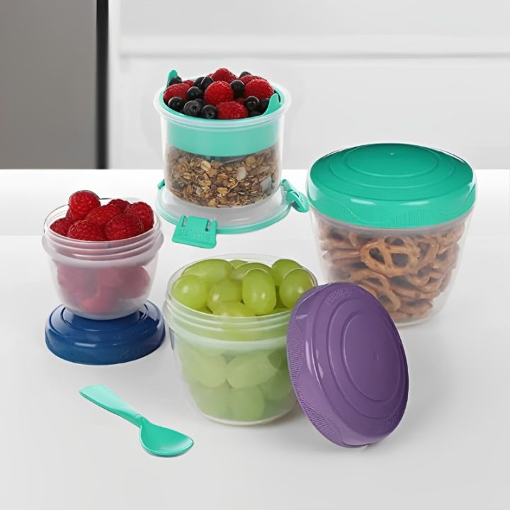 Sistema Divided Lunch Box Small Capacity Bento Storage Box Sealed ...