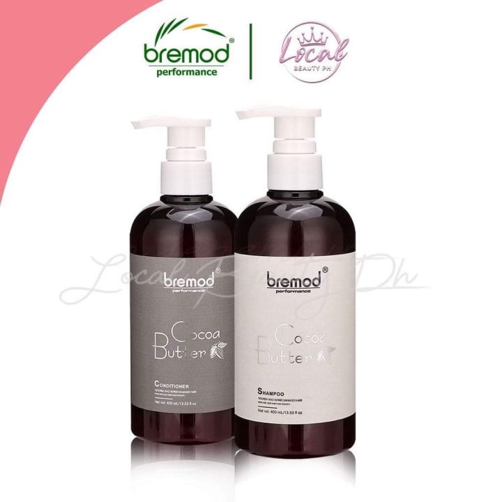 Original Bremod Premium Cocoa Butter Shampoo / Conditioner Damaged ...