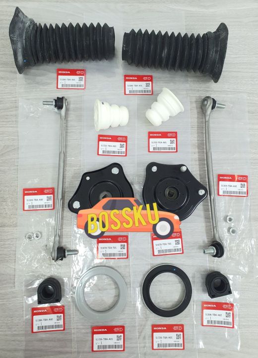 12 IN 1 SET - FRONT ABSORBER COVER/LINK/MOUNTING/ BEARING/DAMPER ...