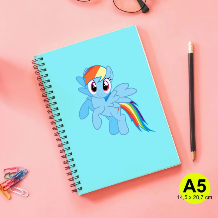 BUKU NOTEBOOK A5 spiral pony kuda unicorn SA5004 | Lazada Indonesia