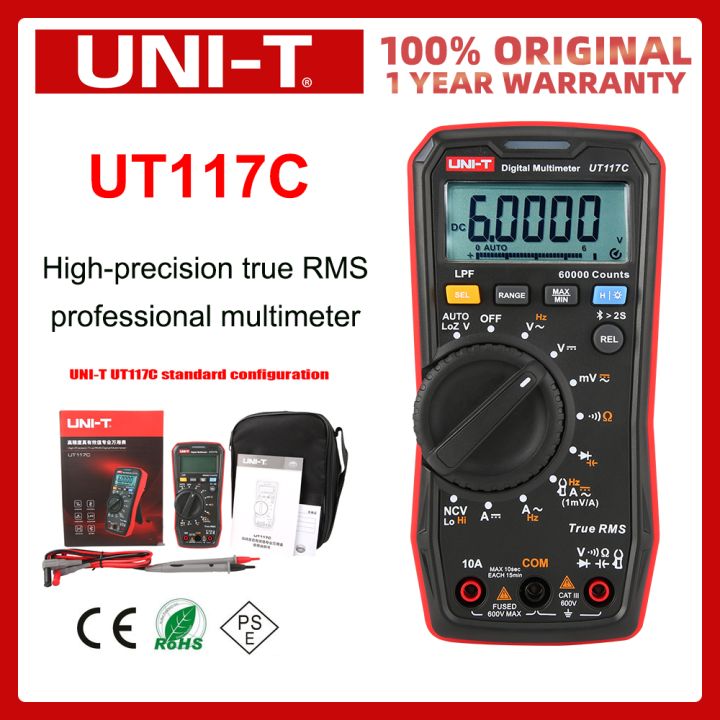 UNI-T UT117C High-precision True Effective Value Professional ...