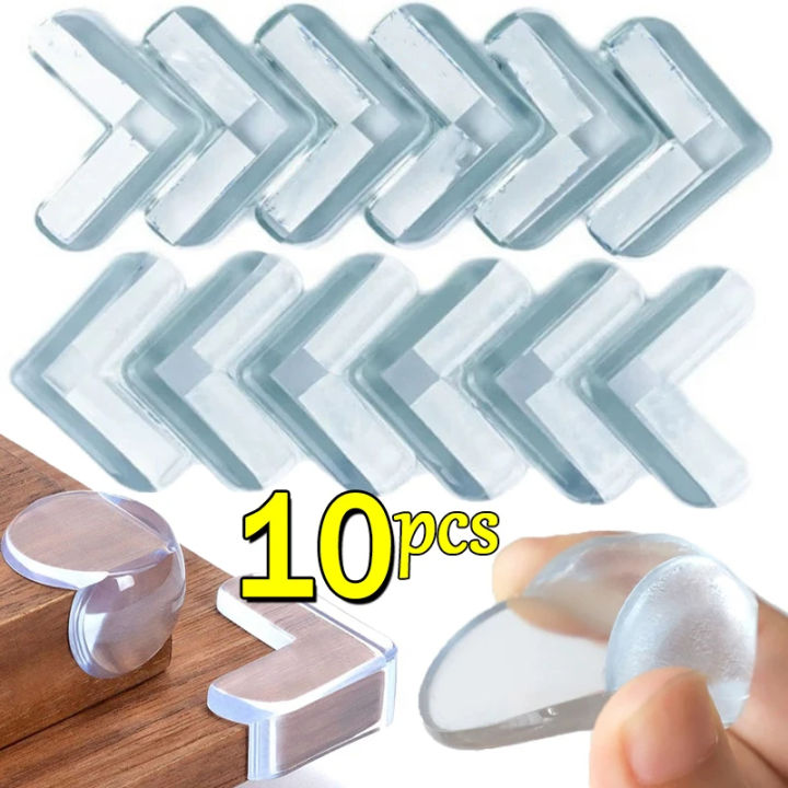 10Pcs Kids Baby Safety Table Corner Edge Protection Cover Transparent ...