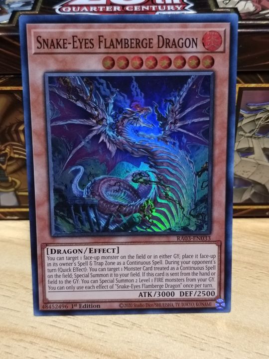 Snake-Eyes Flamberge Dragon -SR (TCG) Yu-Gi-Oh Trading Card Game ...