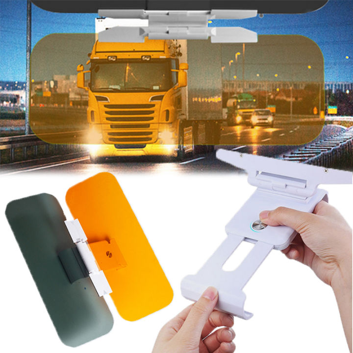 Car Sun Visor Anti-Glare Mirror Multifunctional Blocking Sunlight Anti ...