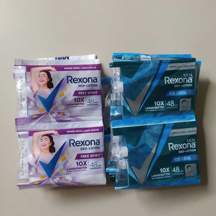 rexona sachet/1 renceng isi 12 sachet | Lazada Indonesia