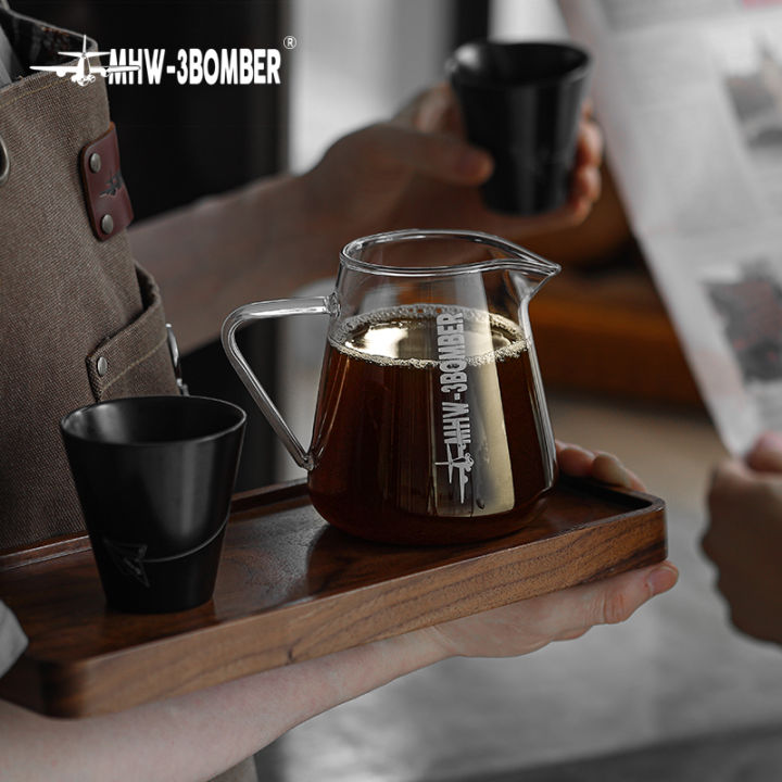 MHW-3BOMBER 500ml Coffee Sharing Pot Coffee Glass Drip Container ...