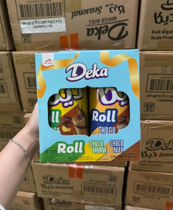 Deka Wafer Roll 87.5gr Isi 2 Kaleng - Deka Isi 2 Wafer Roll | Lazada ...