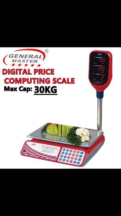 General Master Weighing Scale Digital Scale Price Computing Scale 30 Kg ...