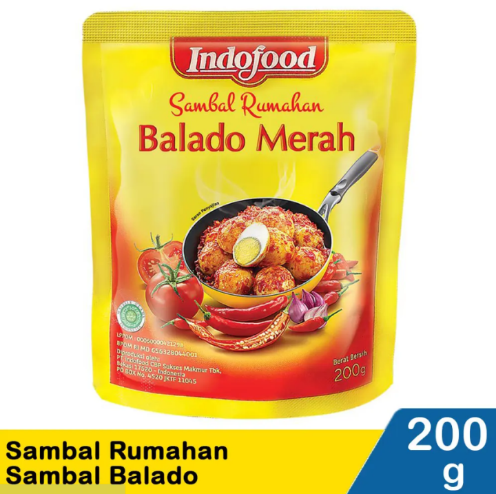 Bumbu Indofood Sambal Balado Merah Original 100% | Lazada Indonesia