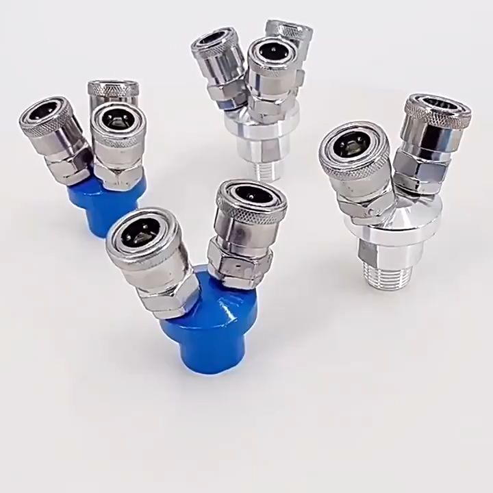 Quick Coupling Cabang Coupler Kopler Sambungan Selang Angin Kompresor ...