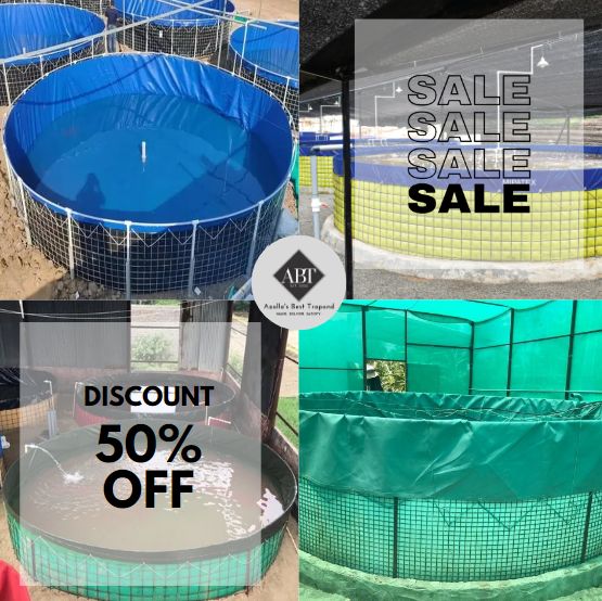 6ft Diameter x 3ft Height Circular Pond Biofloc Fish Pond for Hito and ...