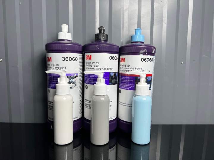 3M น้ำยาขัดสี ขัดหยาบลบรอย/ขัดละเอียด/ขัดเงา ขนาด 120ml แบ่งจากขวดใหญ่ | Lazada.co.th