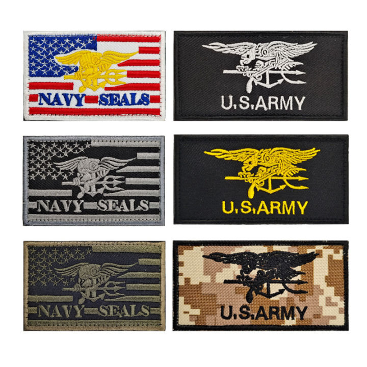 American Seal Navy SEALs Frog Team Morale Armband Embroider Velcro ...