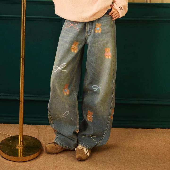 💙🧸พร้อมส่ง💙🧸กางเกงยีนส์แบรน Lookbook X Chopluem💙Bonnie Barrel Jeans💙 ...