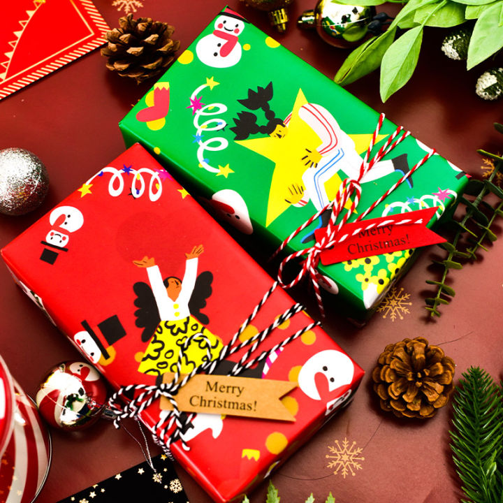 Promotion Pack! Christmas Gift Wrapping Paper Original Unicorn Party ...