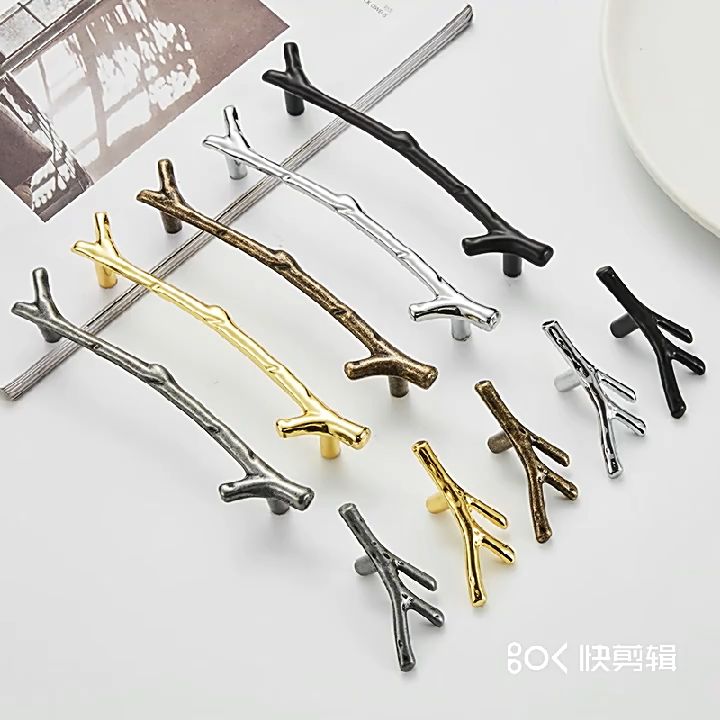 【Ready Stock/COD】Home Hardware Zinc Alloy Twig Furniture Door Handle ...