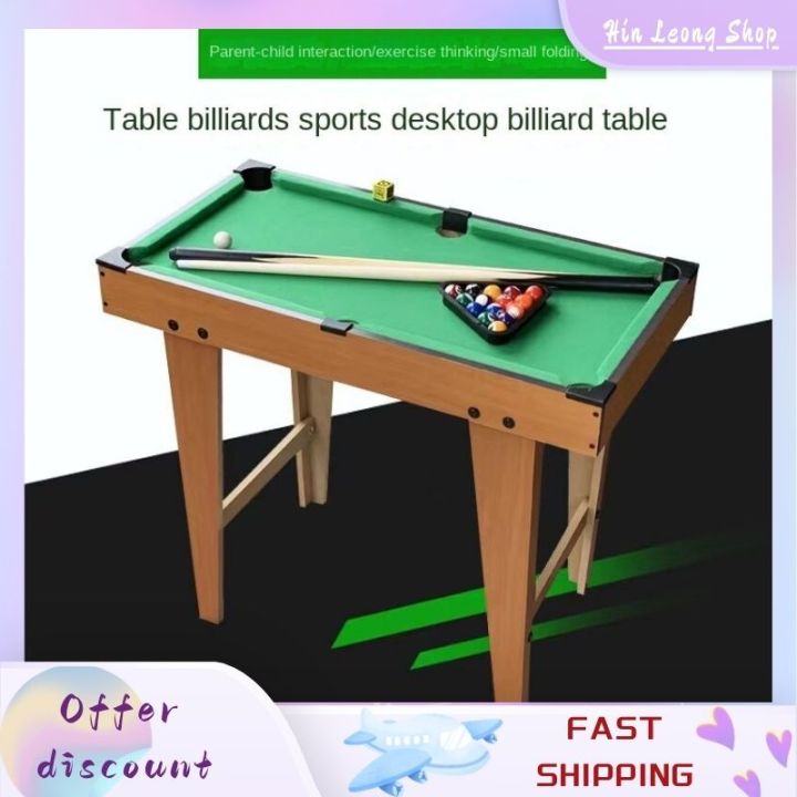 27x14 inches Mini billiard Table for Kids wooden with tall feet ...