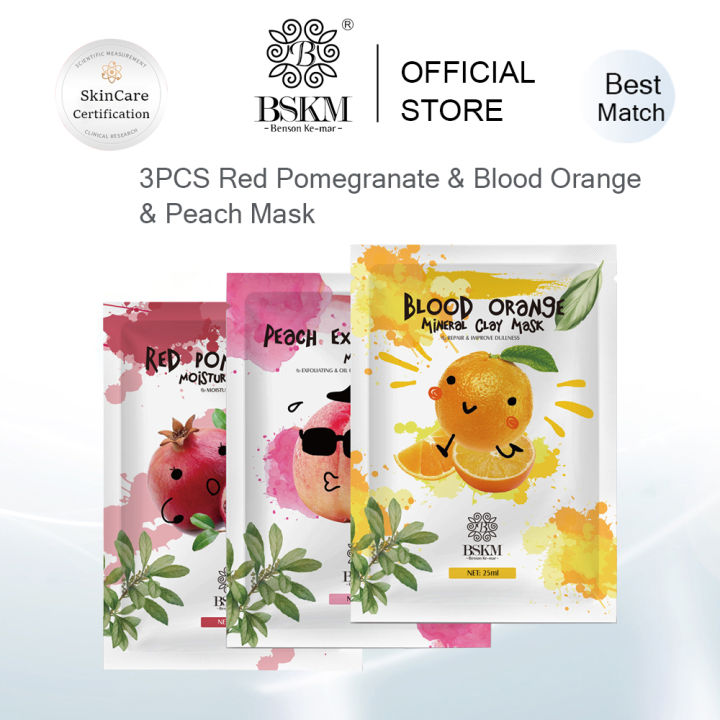 BSKM 25ml Fruit SkinCare Mask Facial Hydrating Moisturizing Whitening ...