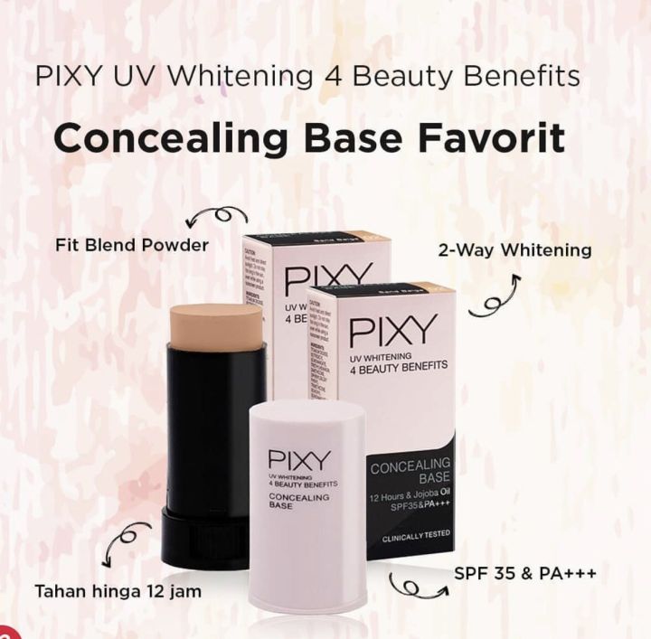 PIXY UV WHITENING CONCEALING BASE | Lazada