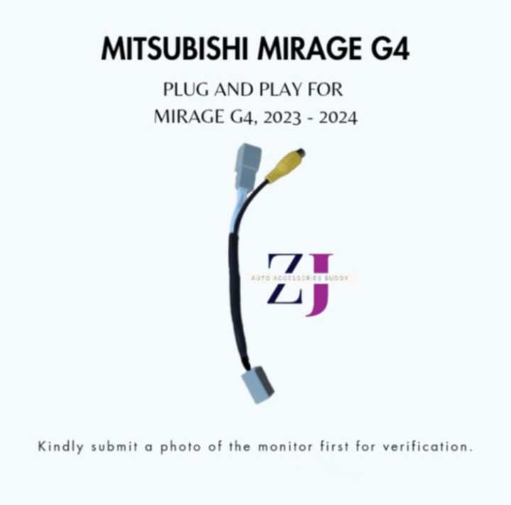 ADAPTOR HARNESS FOR REVERSE CAMERA MITSUBISHI MIRAGE G4 2022 to 2025 ...