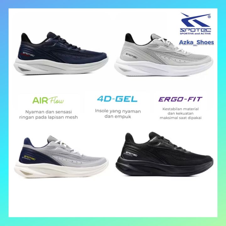SPOTEC DOMINATE | Sepatu Running | Sepatu Lari | Sepatu jogging ...