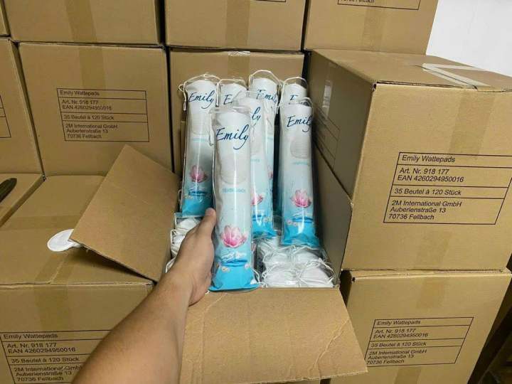 Bông tẩy trang Emily 120 miếng | Lazada.vn