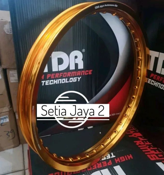 (Harga 1 Pcs/Biji) Velg/Pelek/Pelak TDR Model WX Shape / Kotak Ring 17 ...