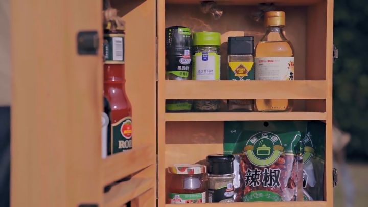 Naturehike Condiments Multi-Layer Storage Box Portable Folding Hemp ...