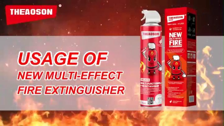 THEAOSON Fire Extinguisher Foam Car Home Multi Effect Portable Fire ...
