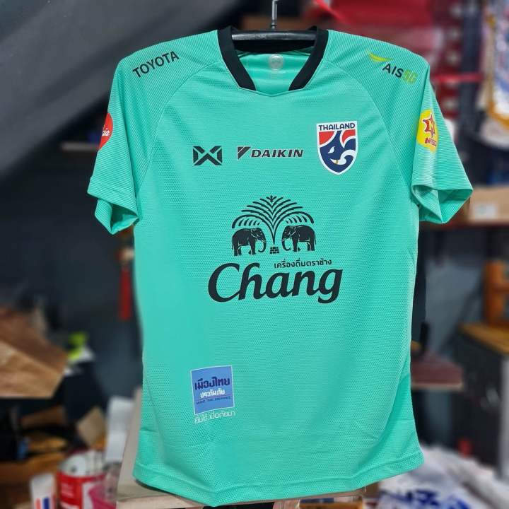 WARRIX เสื้อซ้อมทีมชาติไทย เสื้อกีฬา WARIX DIY CHANGSUEK Full Sponsor ...