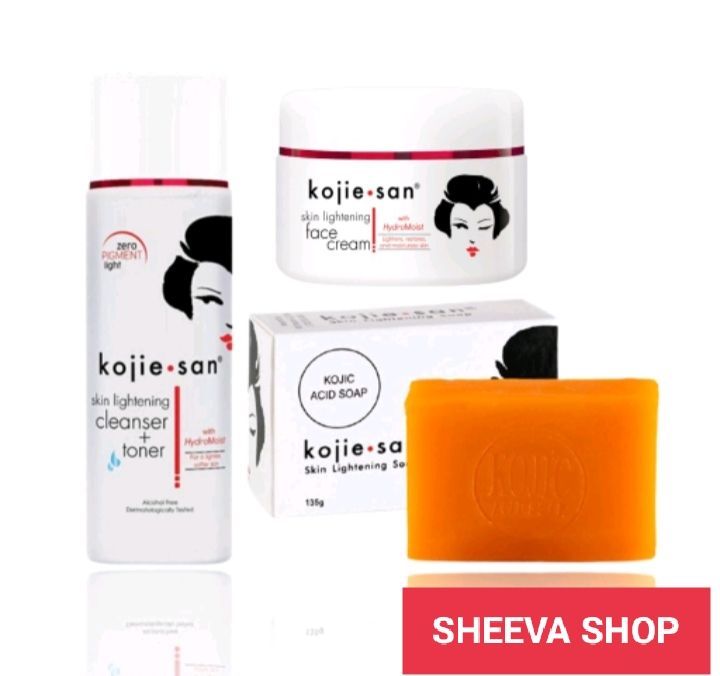 PAKET KOJIE SAN/KOJISAN/KOJIESAN 3 IN 1(SABUN 65GR+TONER 100ML+KRIM LIGHTENING 30GR) | Lazada ...