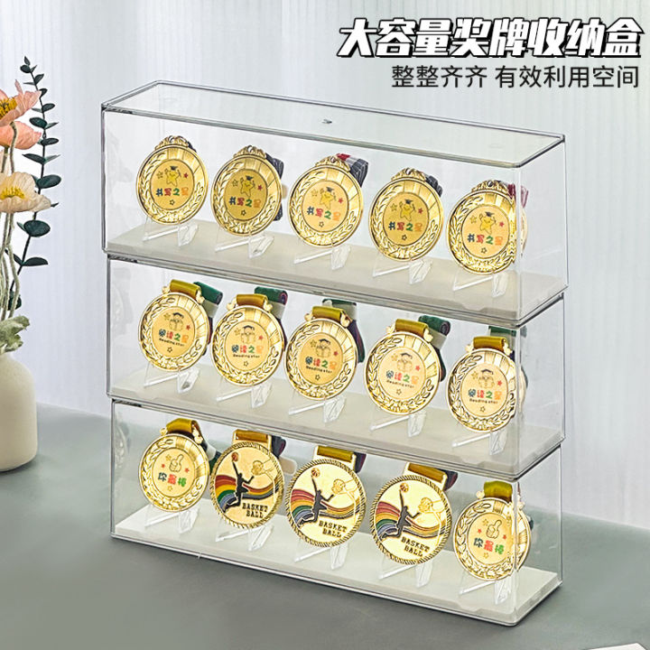 Marathon Medal Display Stand Storage Box Collectible Coin Storage Rack ...